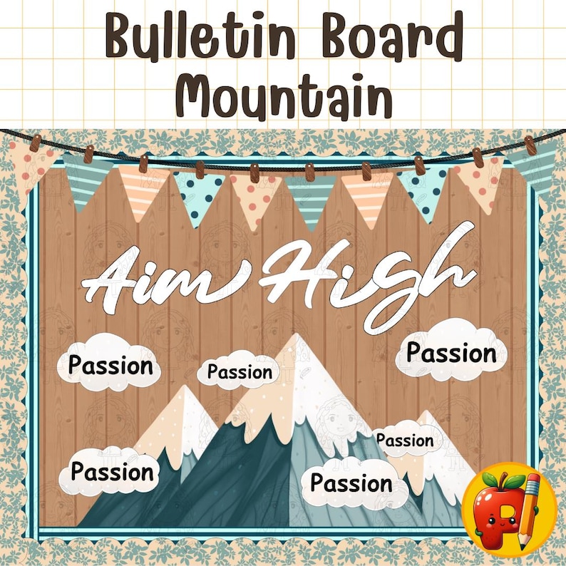 Mountain Adventure Bulletin Board Kit | Classroom Decor | Door Decor ...