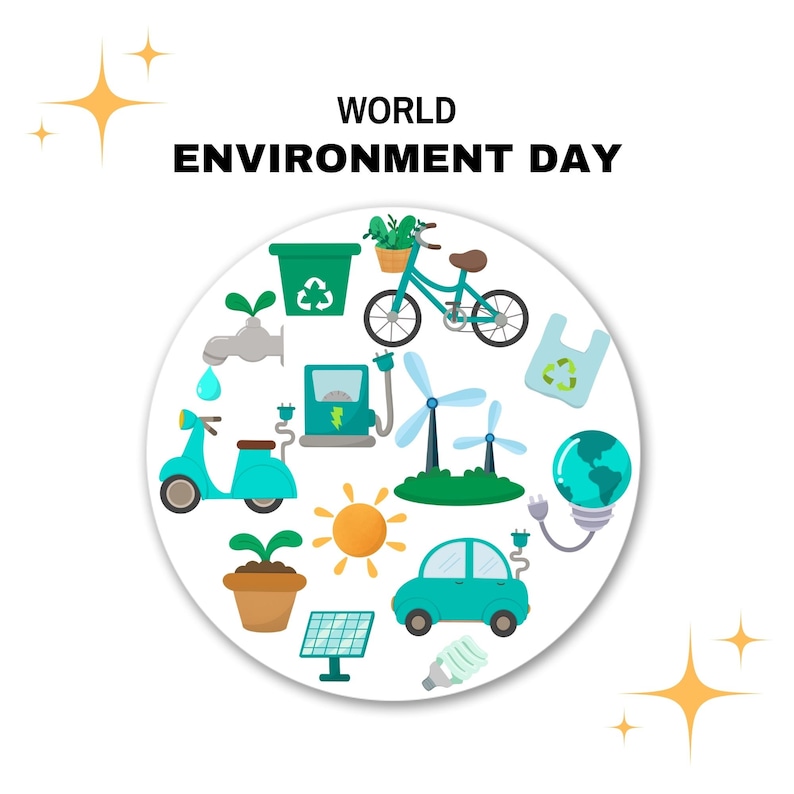 Earth Day Clipart, Recycling Clipart, Instant Download, Eco Friendly ...