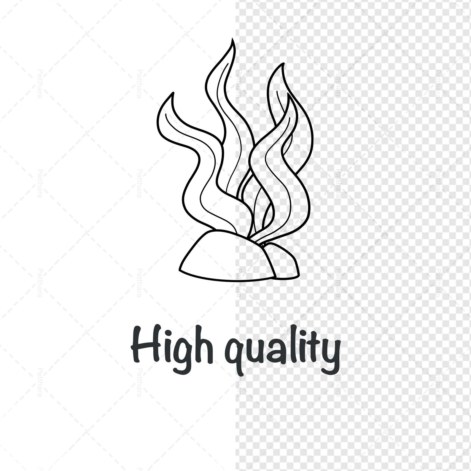 Sea Animals Clipart: Under the Sea Doodles (PNG Download) - Etsy