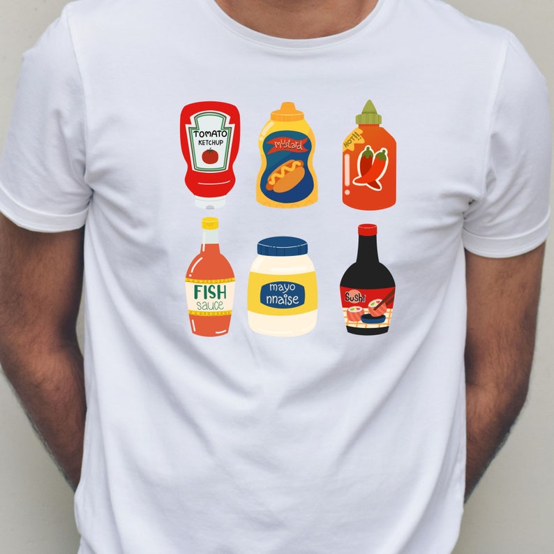 Condiment Clipart, Sauce Clipart, Seasoning Clipart, Condiment Png ...