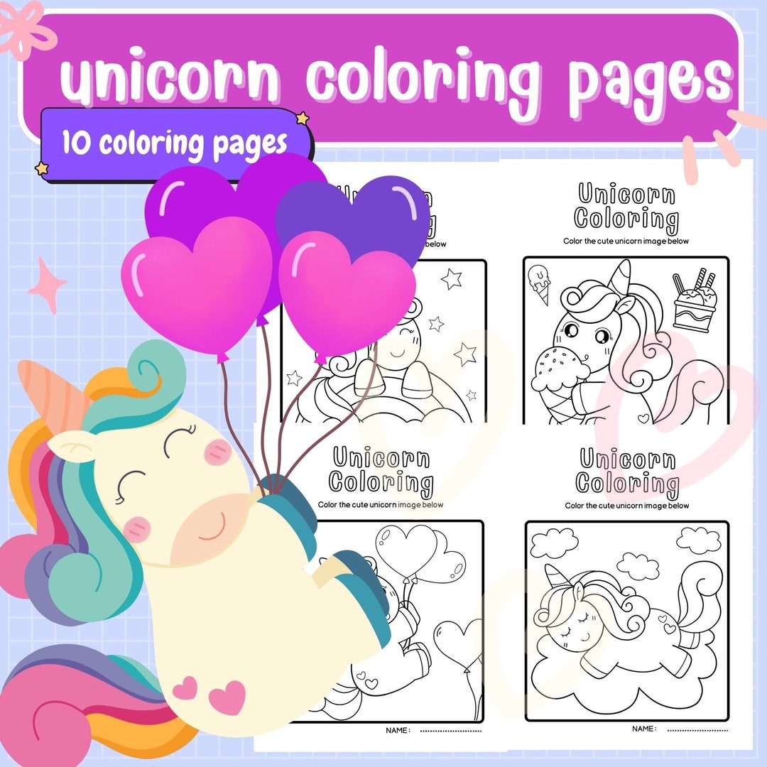 Unicorn Coloring Pages, Printable Unicorn Coloring Pages,coloring for ...