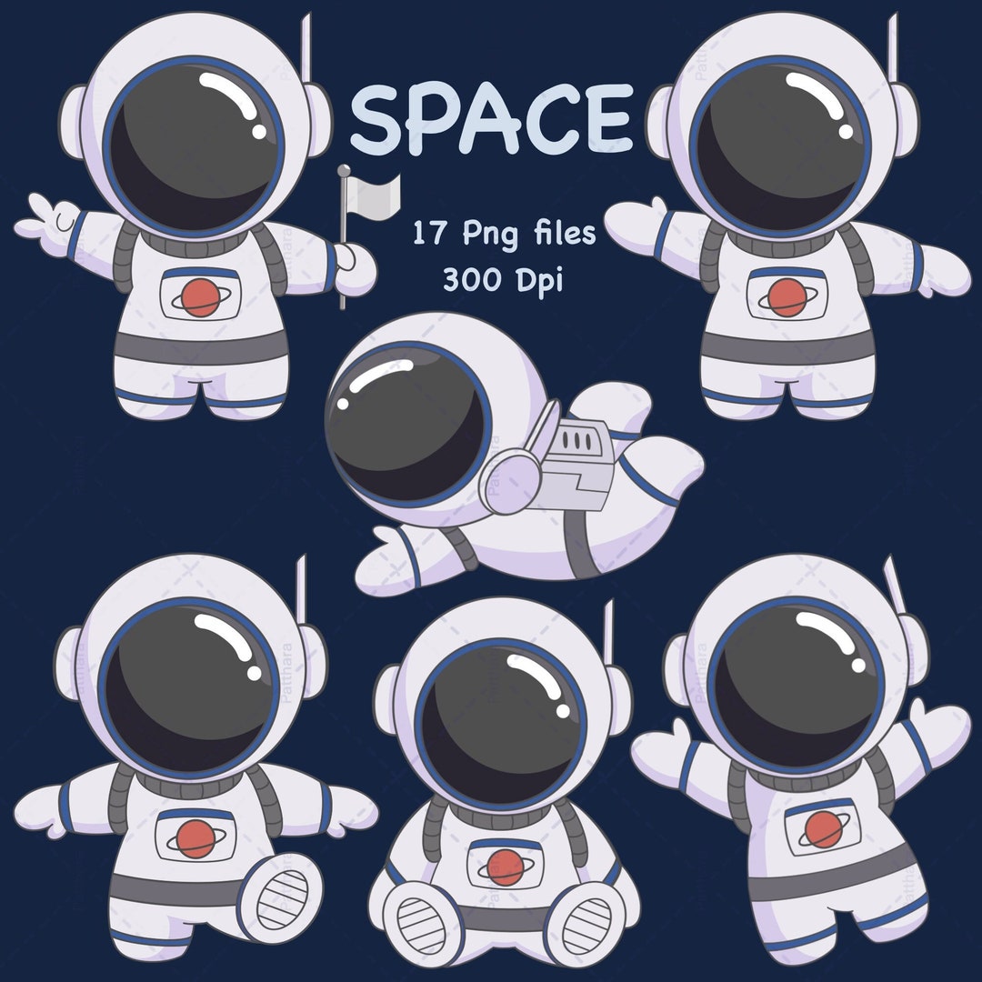 Space Clipart, Astronaut Clipart, Outer Space Clipart, Rocket, Planets ...