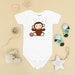 Monkeys Clipart Set, Cute Monkeys Png, Monkey Png, Baby, Safari, Jungle ...