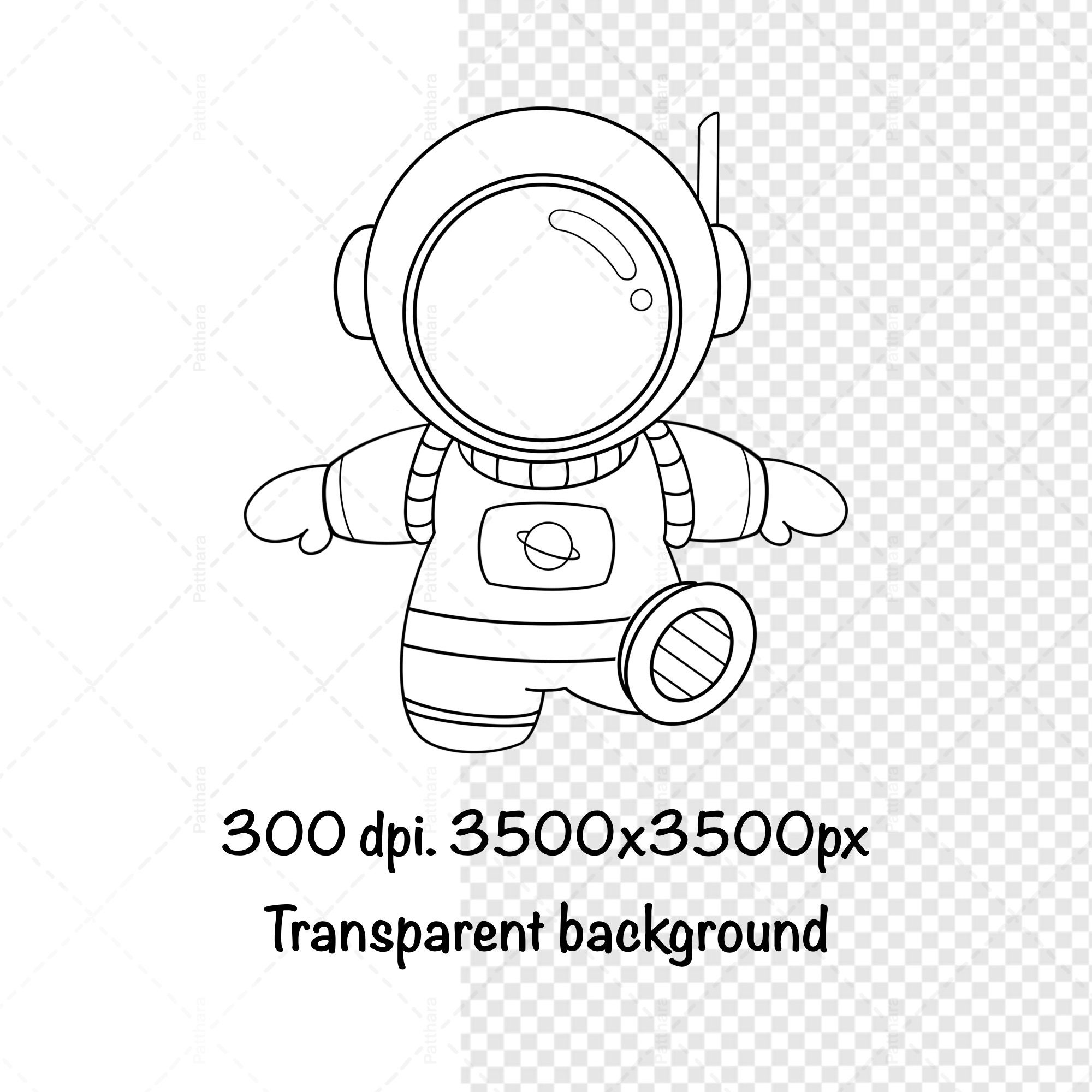 20 Outer Space Clipart, Space Doodle, Astronaut Clipart, Planet, UFO ...