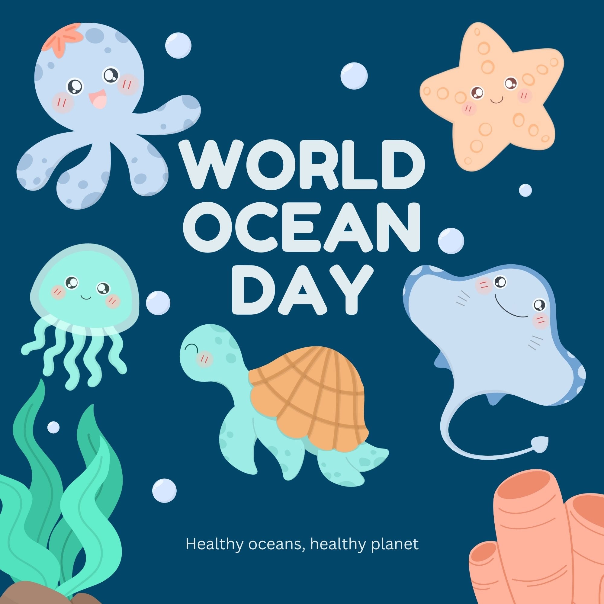 Sea Life Clipart, Sea Animals Clipart, Ocean Animal, Marine, Undersea ...