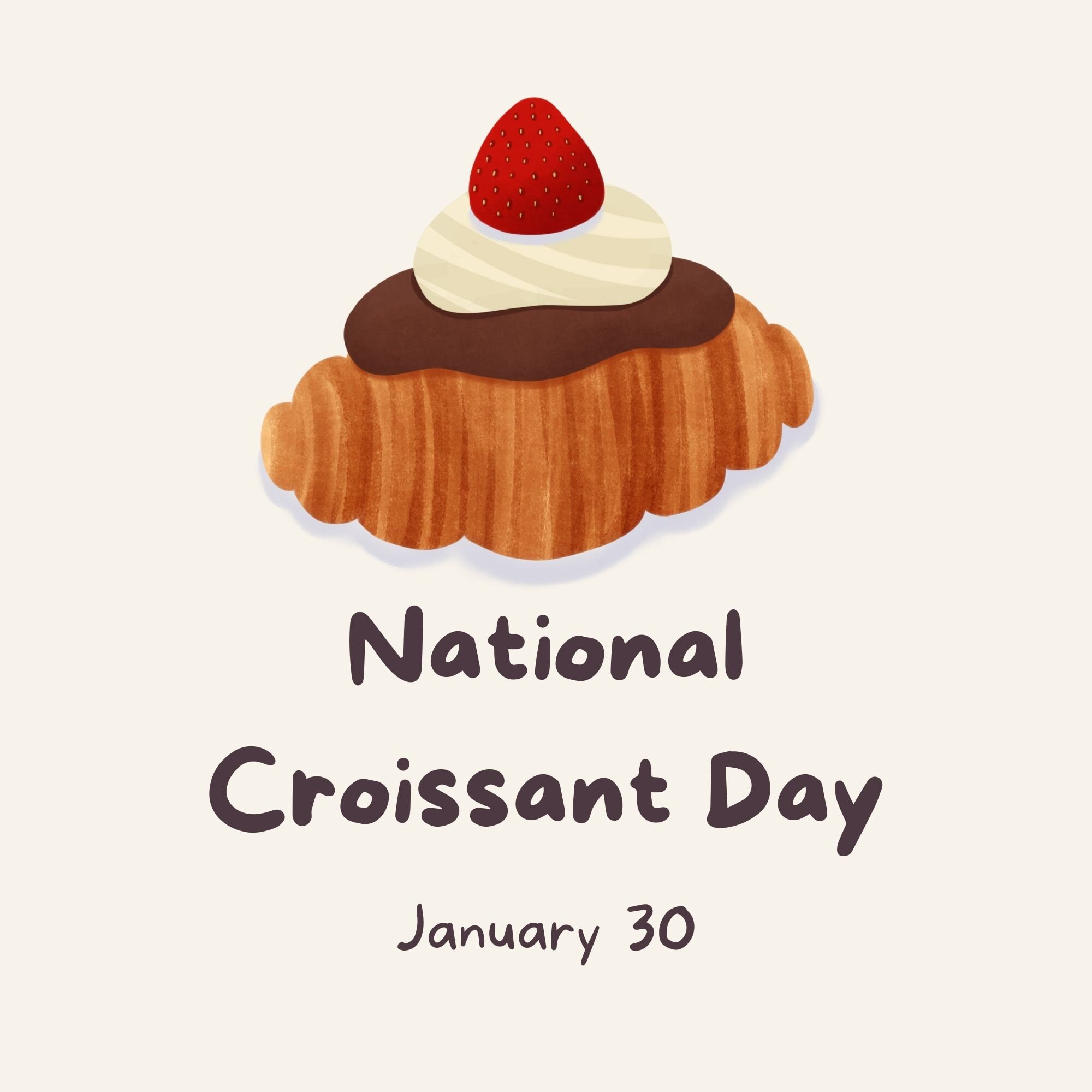 Croissant Clipart, Croissant PNG, Croissant Illustration, Breakfast PNG ...