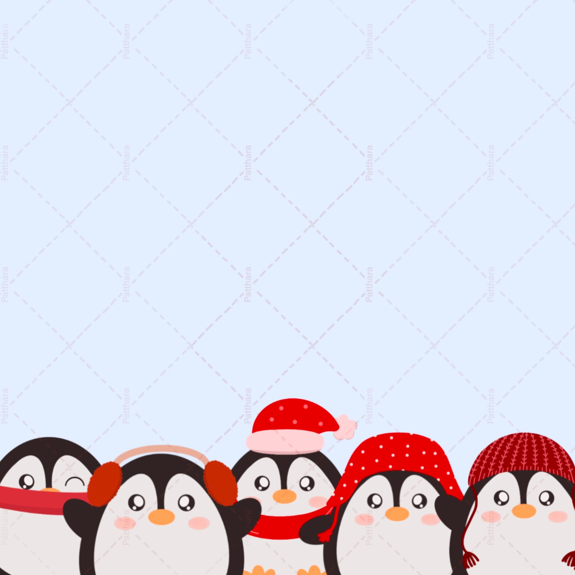 Christmas Penguin Clipart, 8 High Quality PNG Files, Cute Animals ...