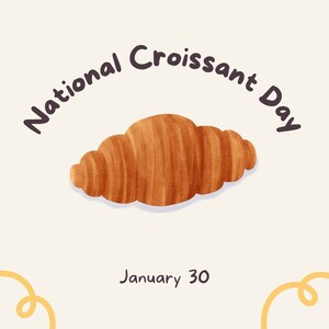 Croissant Clipart, Croissant PNG, Croissant Illustration, Breakfast PNG ...