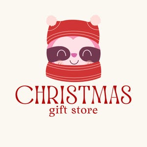 Hello Winter Animal Face Clipart, Christmas Animal Faces Clipart, Cute ...