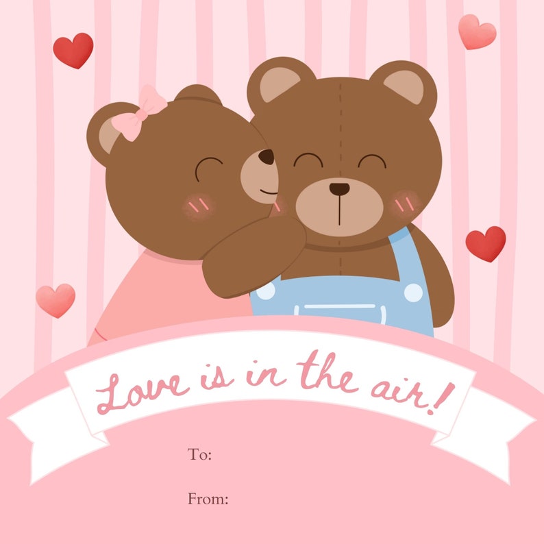Valentines Teddy Bear Clipart, Valentines Day Clipart, Valentines Teddy ...