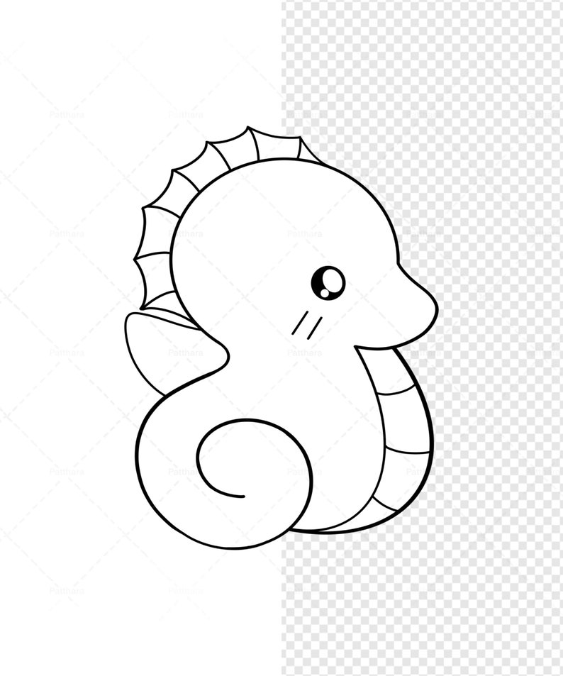 Sea Animals Clipart, Sea Life Clipart, Ocean Animal, Marine, Undersea ...