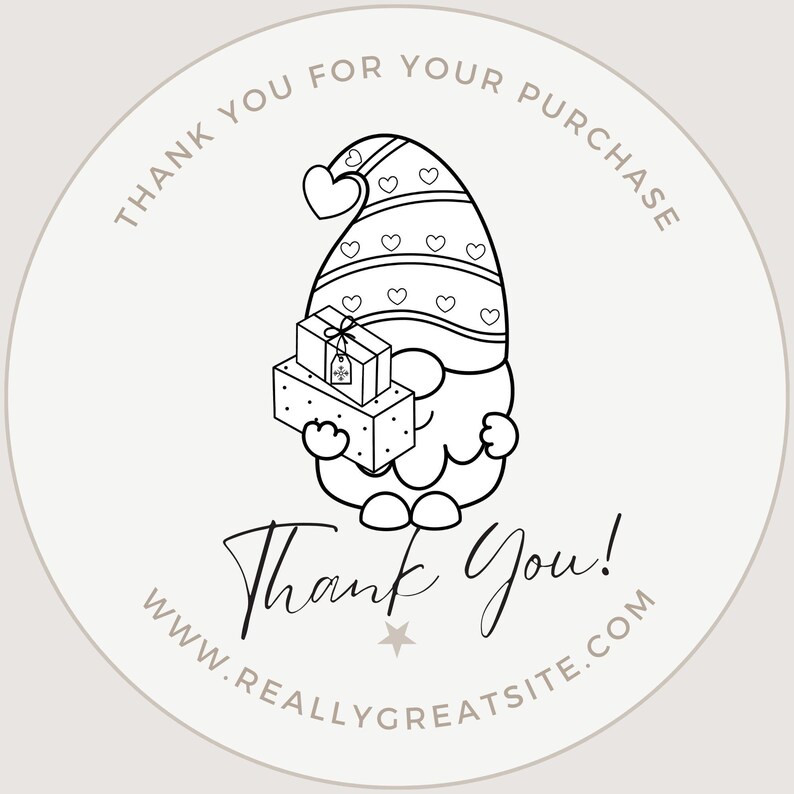 Christmas Gnome Doodle Clipart: Hand-drawn PNG Bundle (digital Download ...