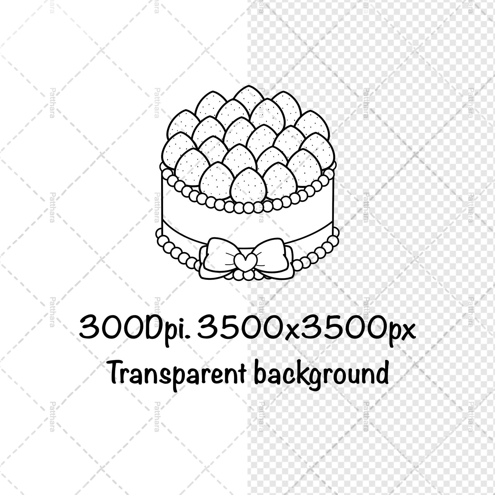 Vintage Cake Clipart, Wedding Cake, Birthday Cake, Valentine's Cake ...