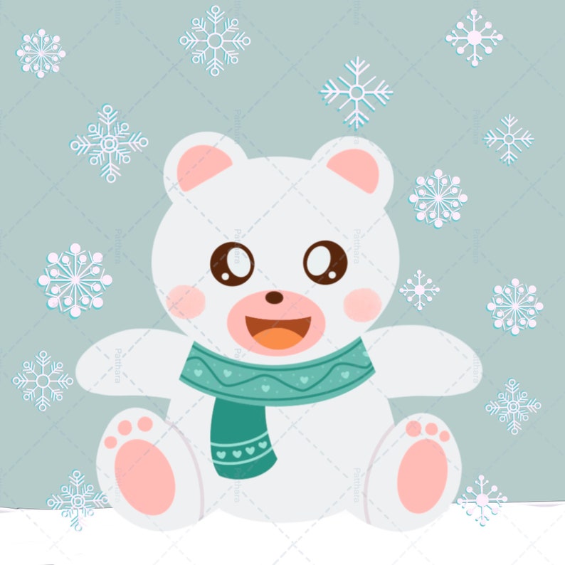 Winter Animals Clipart Png, Christmas Gift Clipart, Winter Clipart ...