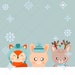 Winter Animals Clipart Png, Christmas Gift Clipart, Winter Clipart ...