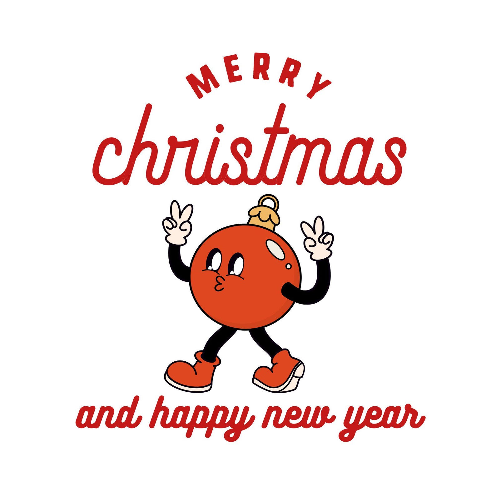 Groovy Retro Christmas Clipart, Hippie Christmas Png, Merry Christmas ...