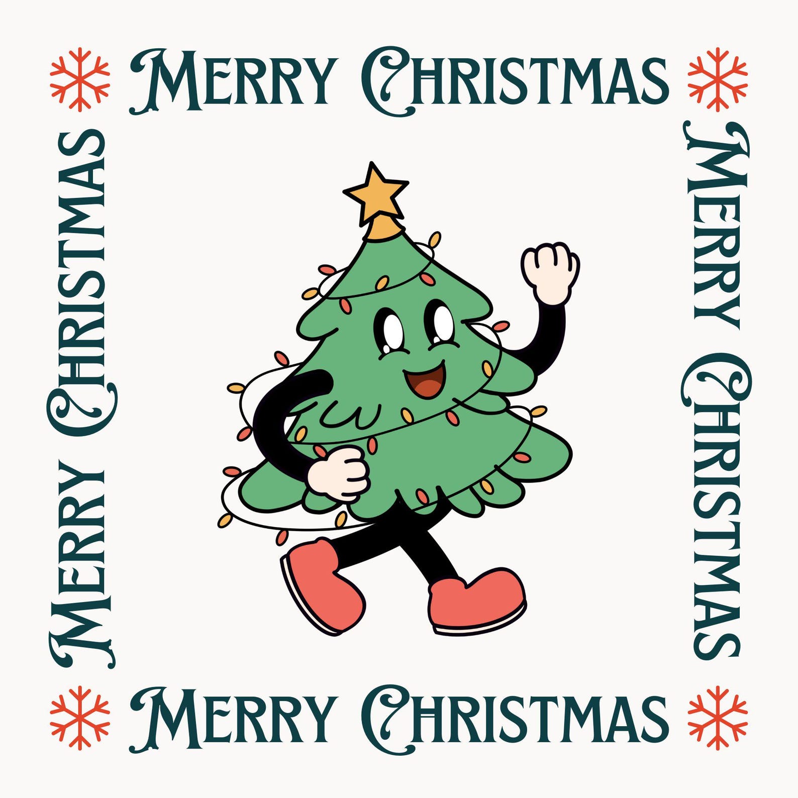 Groovy Retro Christmas Clipart, Hippie Christmas Png, Merry Christmas ...