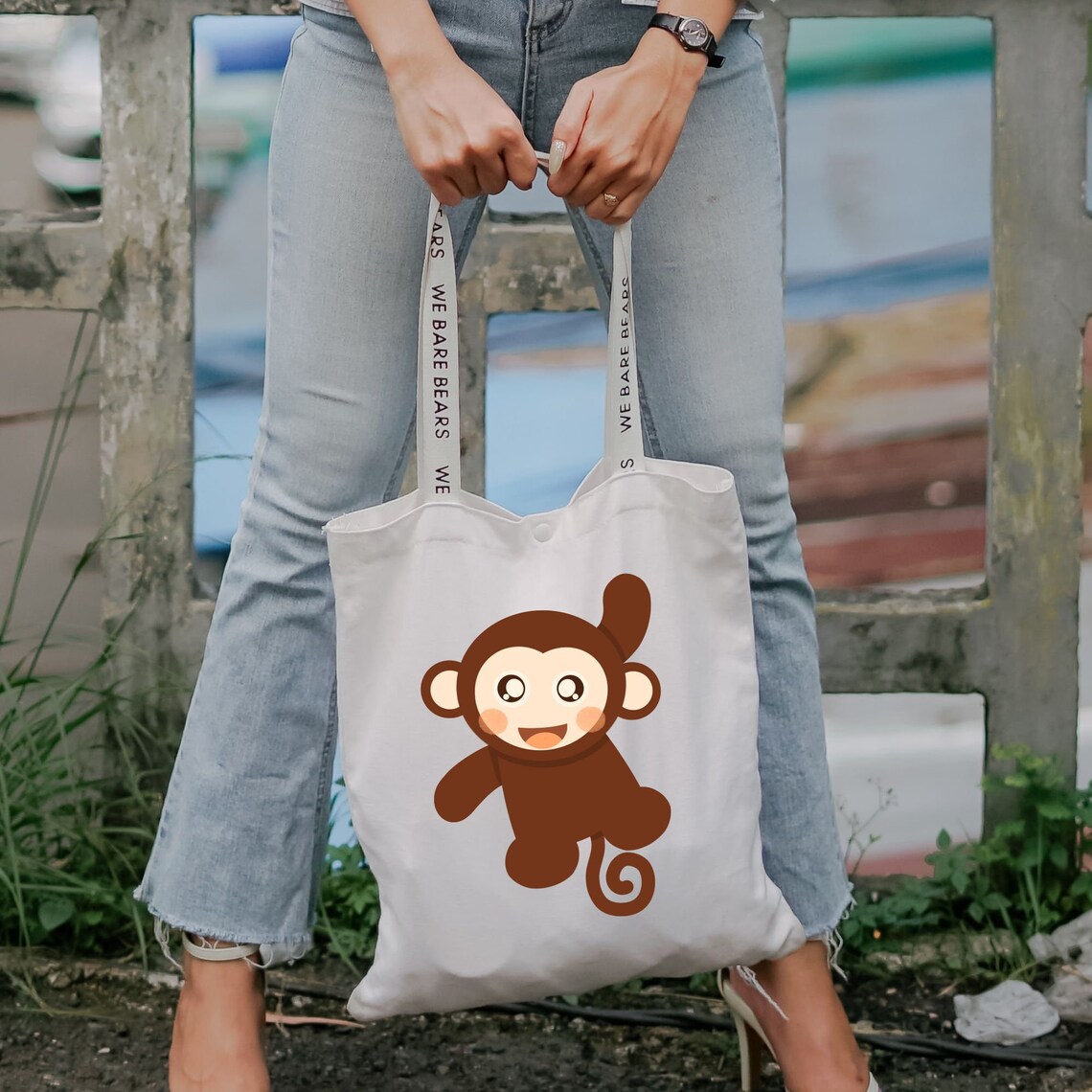 Monkeys Clipart Set, Cute Monkeys Png, Monkey Png, Baby, Safari, Jungle ...