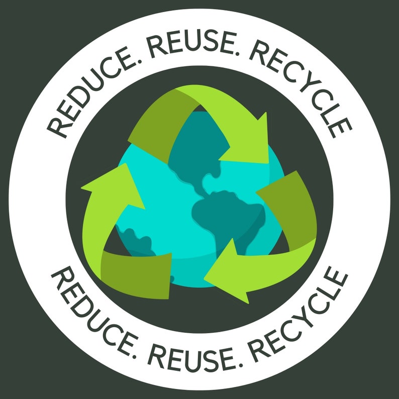 Earth Day Clipart, Recycling Clipart, Instant Download, Eco Friendly ...