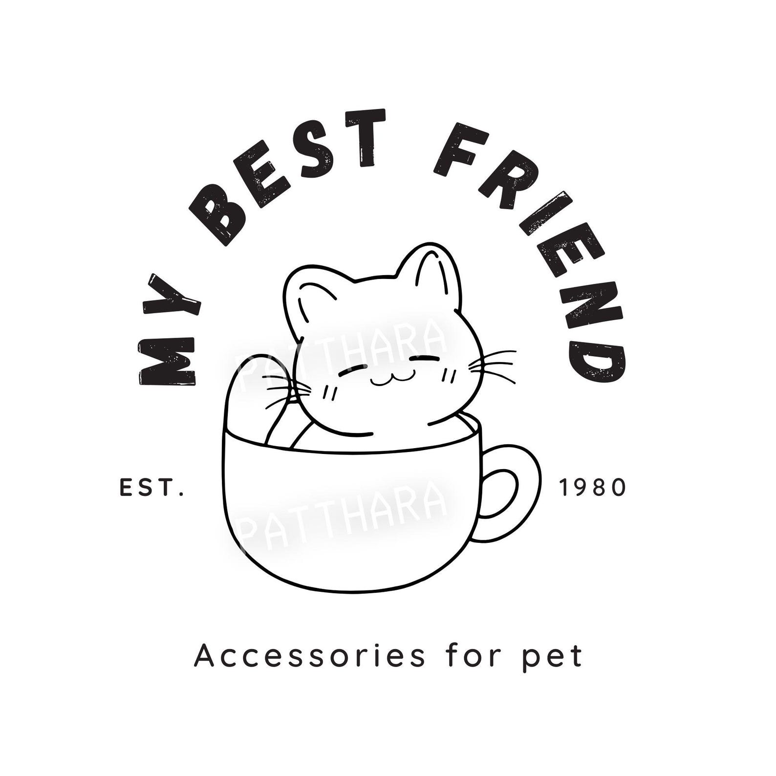 Cute Cat in Cup, Kittens, Cat Clipart, Cute Kittens With Actions, Cute ...