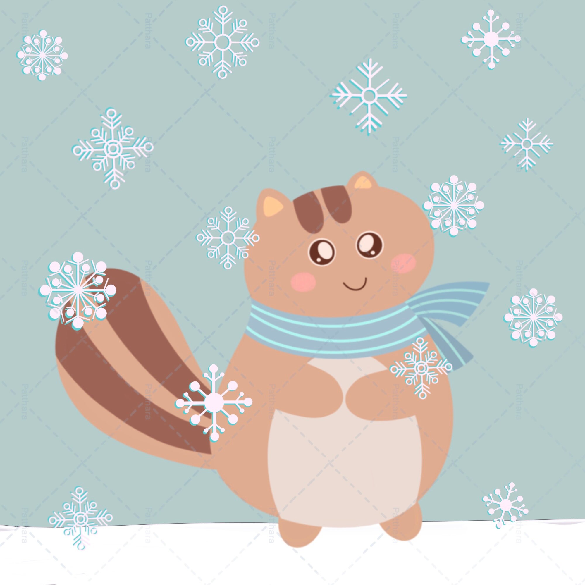 Winter Animals Clipart Png, Christmas Gift Clipart, Winter Clipart ...