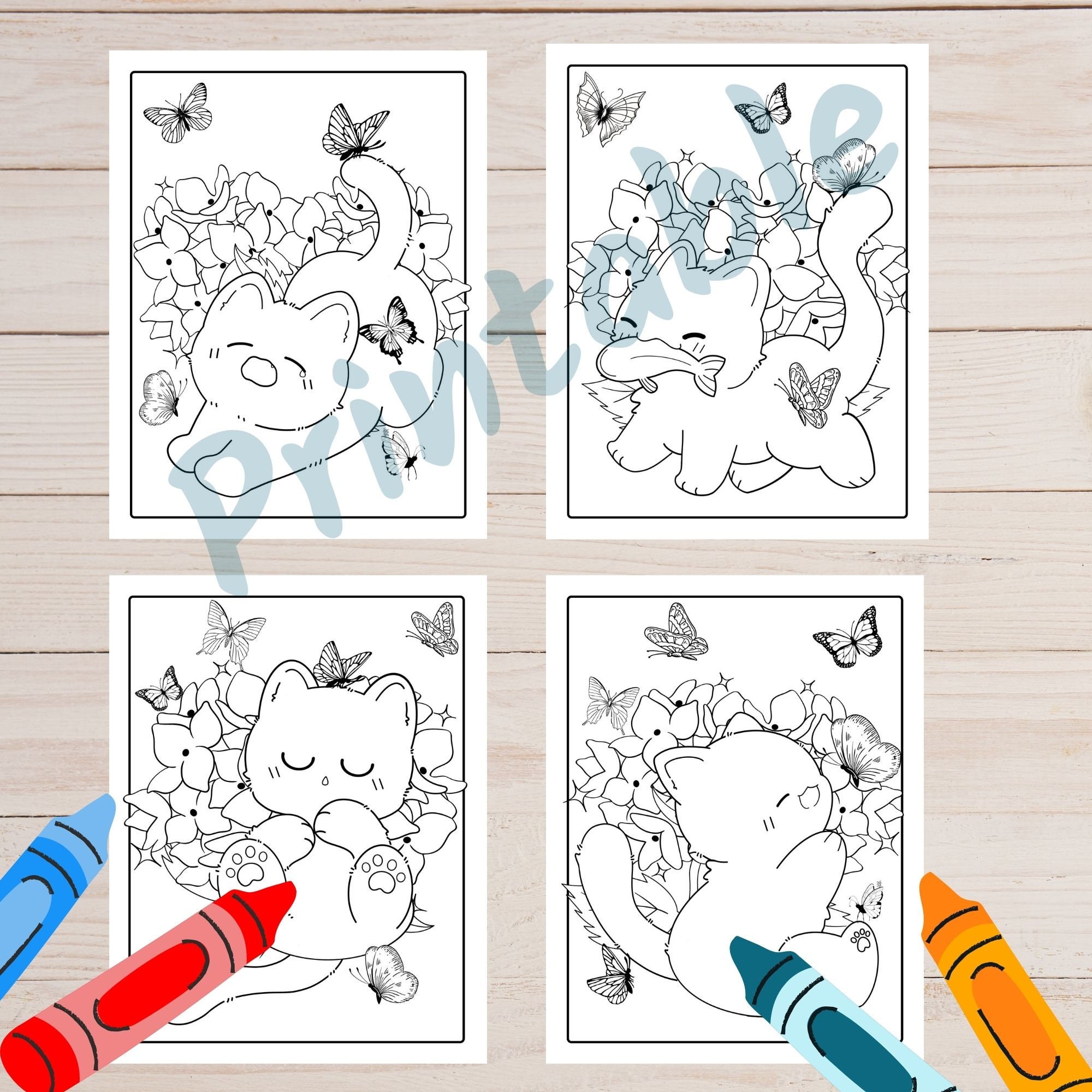 Cat Cartoon, Animal Hand Drawn, Character Cartoon, Cute Cat, Doodle ...