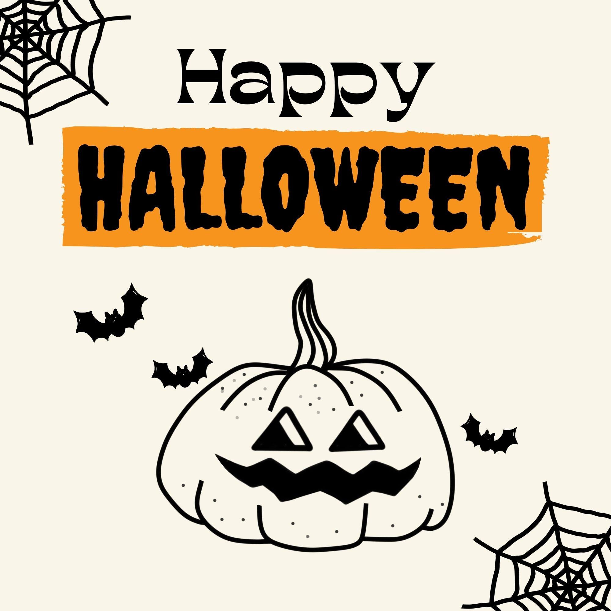 Halloween Doodles Clipart, Hand Drawn Clipart, Pumpkin, Ghost, PNG ...