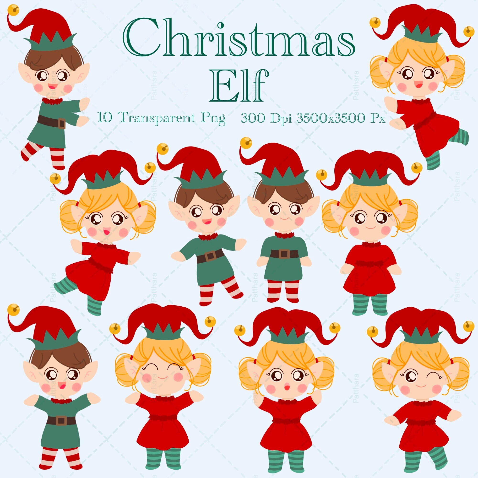 Christmas Elf PNG, Digital Download, Christmas Elves Clipart, Elf Png ...