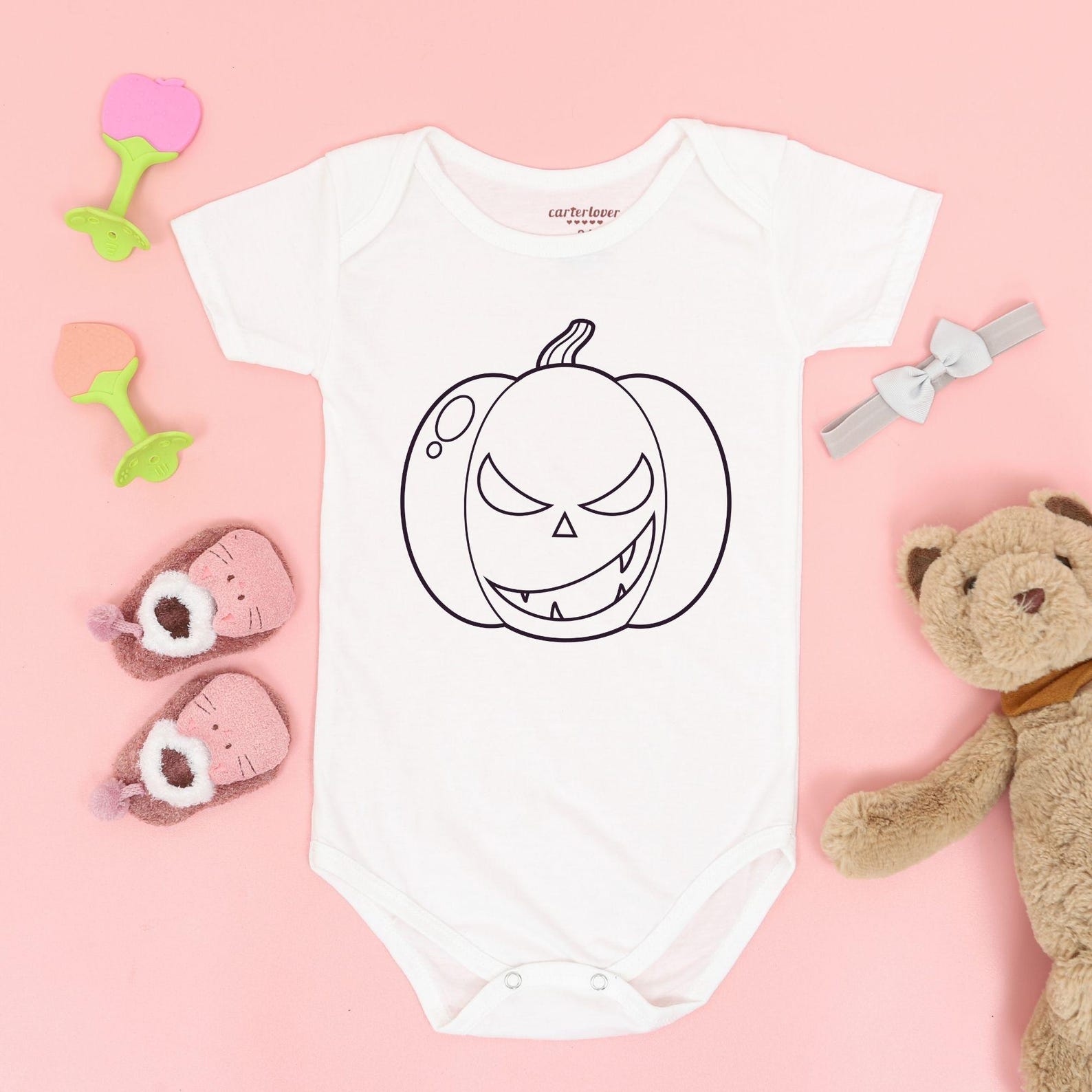 Cute Halloween Teddybear Clipart, Cartoon Teddybear, Doodle, Teddy ...