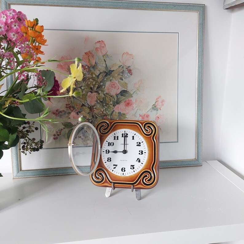 RARE FIND Mid-century Modern Retro Clock Junghans Quartz Wall Clock ...