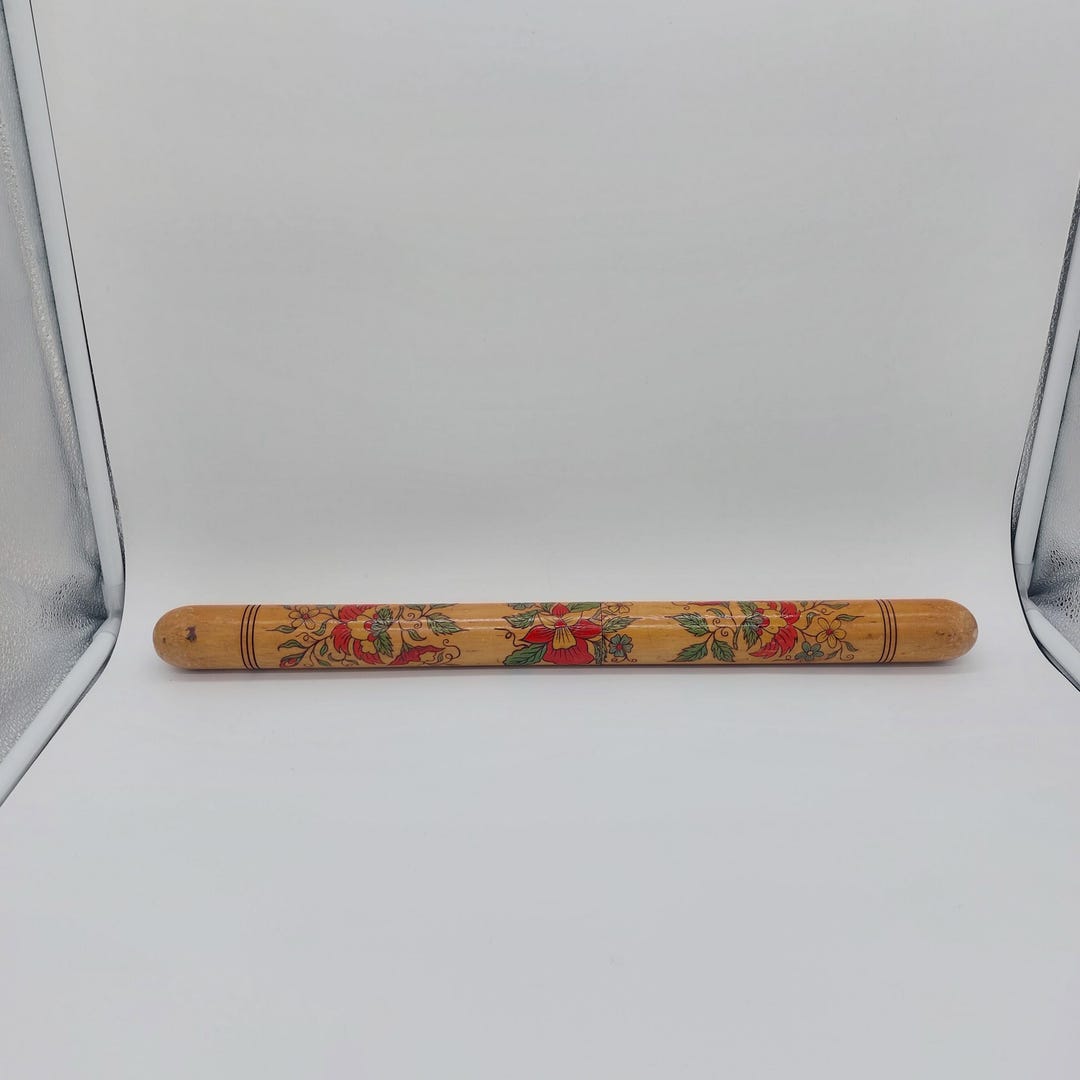 Unique Antique Wooden Crocheting and Knitting Needle Holder, Hand ...