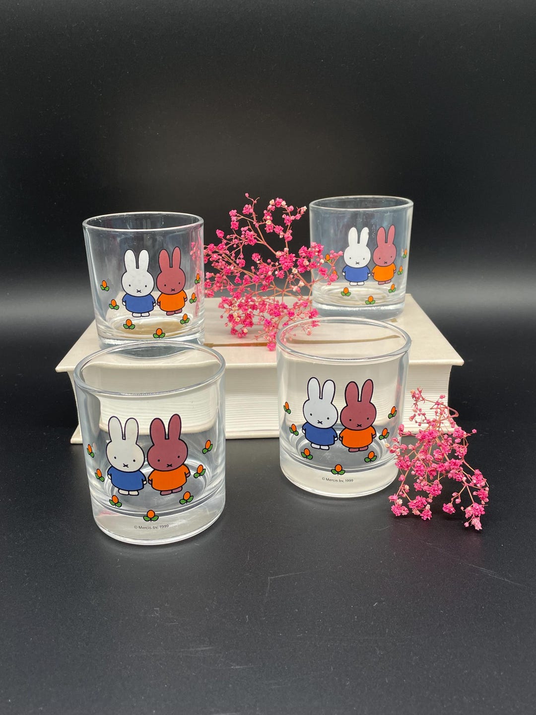 Vintage Miffy Lemonade Glass, Set of 4, Water Glass, Old Timer - Etsy