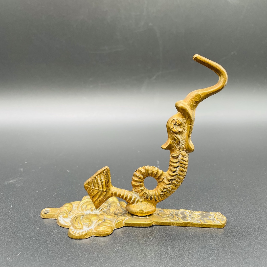 Antique Brass Hook Dragon Wall Hook Ornate Asian-inspired Decor for ...
