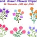 Flower Bundle PNG, Spring Clipart, Wildflower PNG , Floral Clipart ...