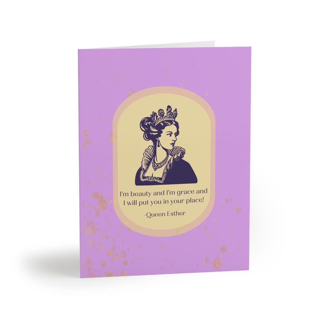 Funny Queen Esther Birthday Card: Sarcastic Greeting for Her - Etsy