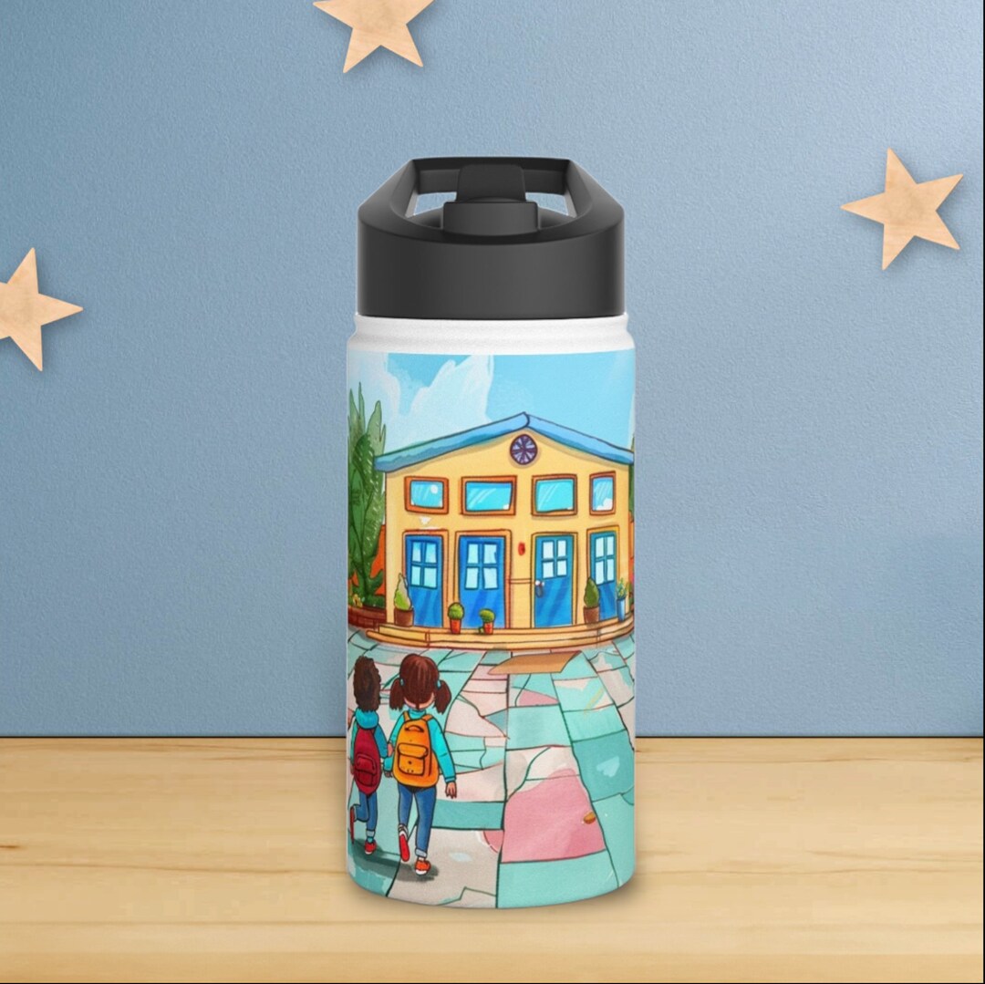 School Water Bottle First Day of School Gift for Kids Water Bottle ...