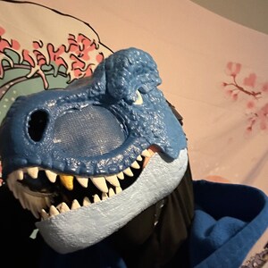 Shark Dino Mask With Fin That Roars - Etsy