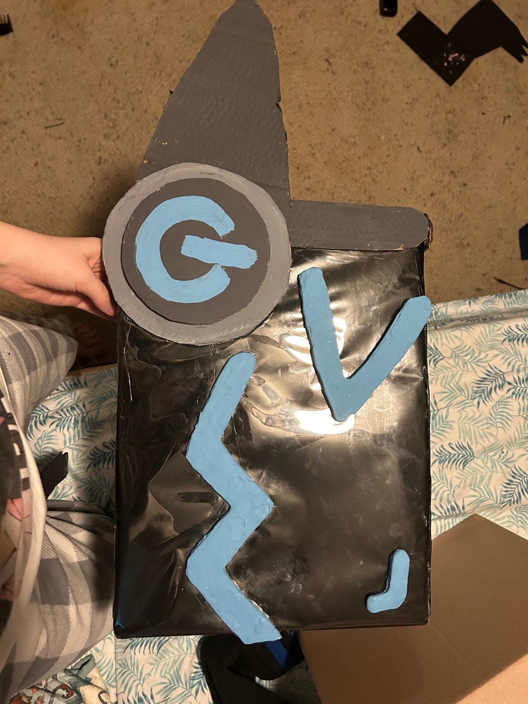 Blue Protogen Cardboard Fursuit Head - Etsy Australia