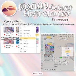 Nomad Sculpt Environments for Metallic Materials ,holographic 3d Arts ...