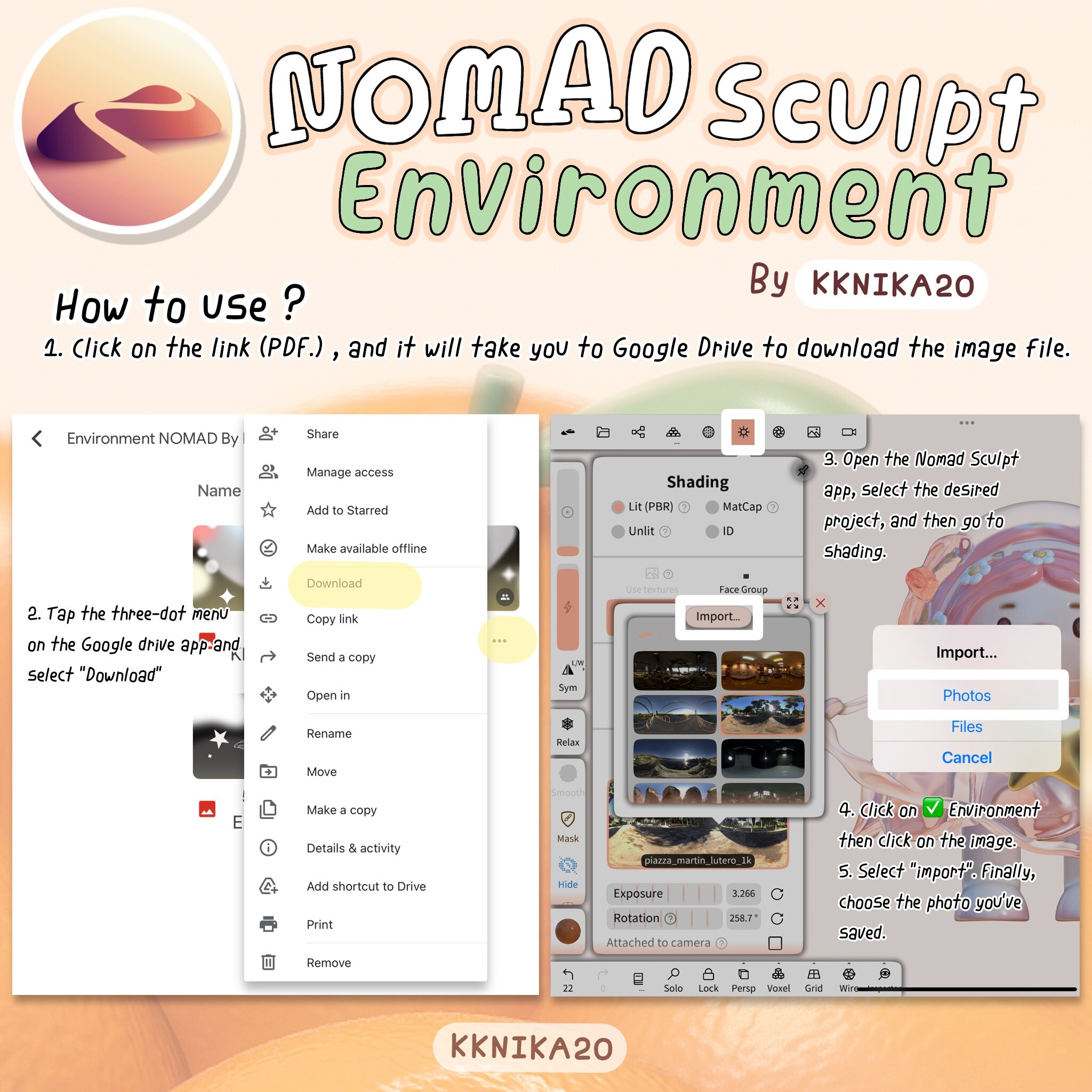 Nomad Sculpt Environments by Kknika20 - Etsy