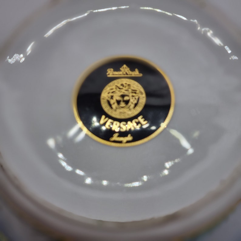 Gianni Versace for Rosenthal. jungle Porcelain Bowl With Gold ...