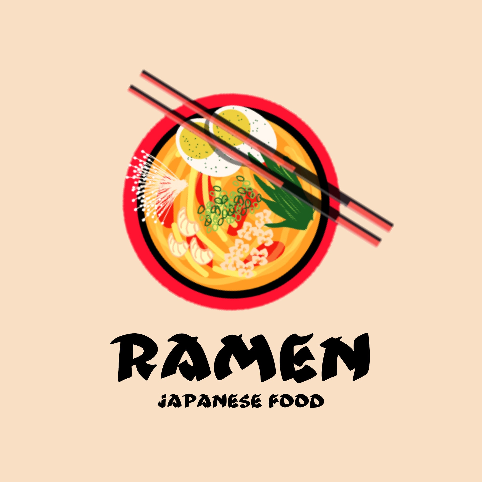 Sushi Font Asian Font Japanese Font Japanese Style Alphabet Fantasy ...