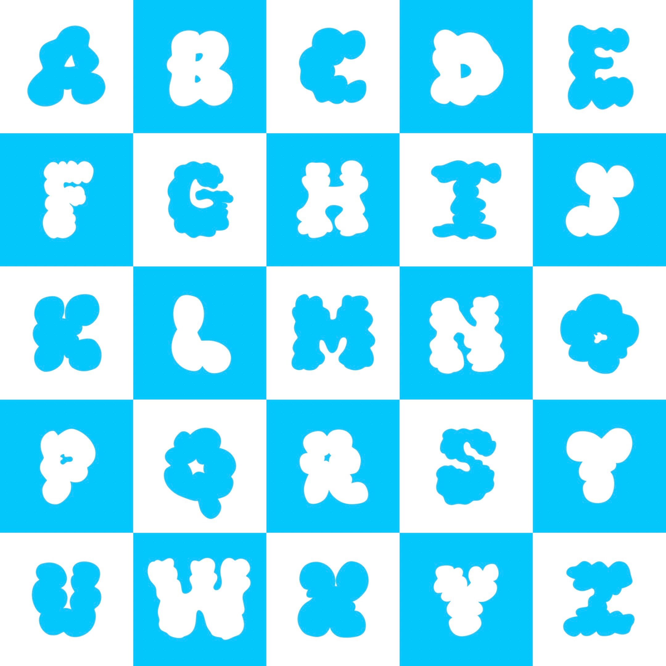 Cloud Font Otf Ttf, Hand Written Font, Display Font ,procreate Font ...