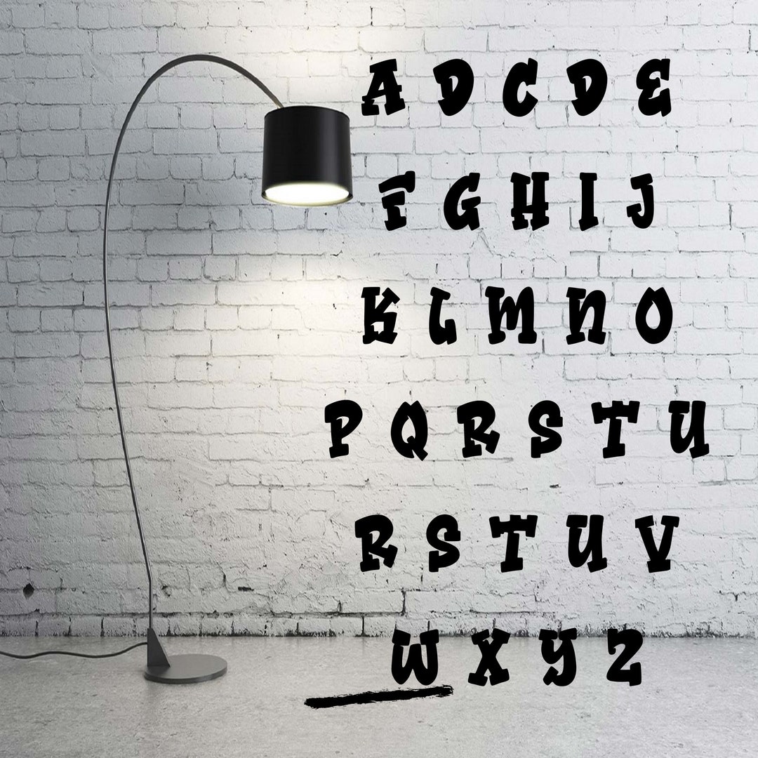 Graffiti Handstyle Alphabet Font PNG,PDF Urban Art Graffiti Fonts - Etsy