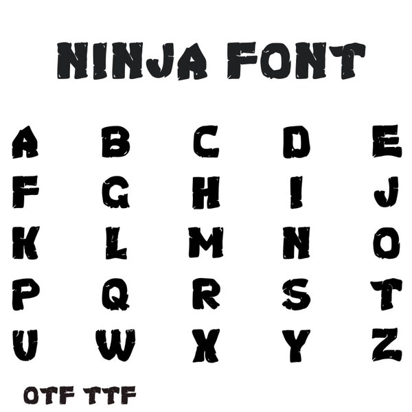 Ninja Turtle Letters - Etsy