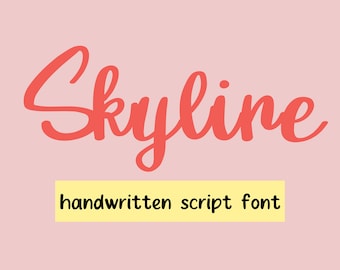 Talking Font, Handwritten Script Font, Cricut Fonts, Calligraphy, Modern Font, Fonts for Cricut ...