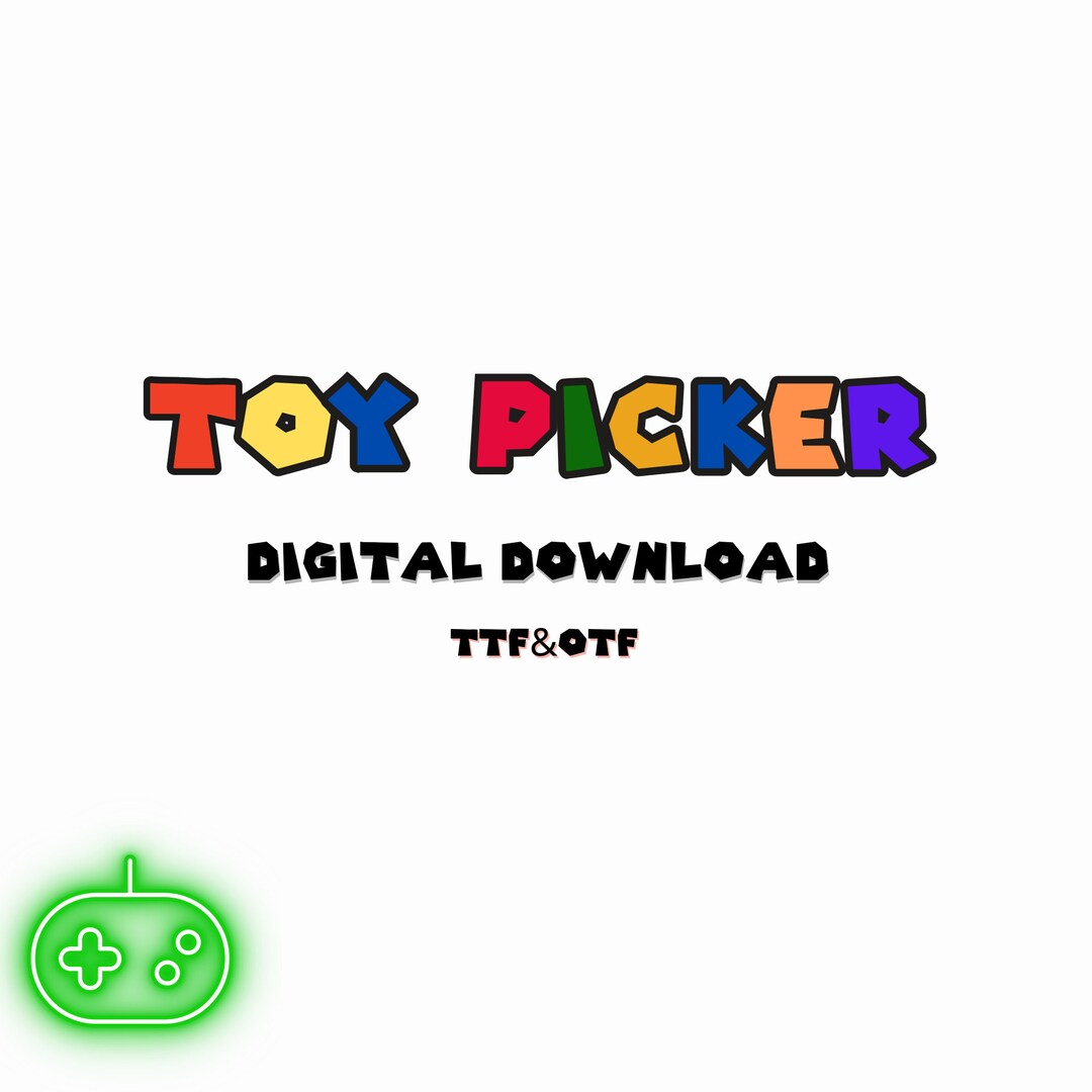 Toy Picker Font Handwritten Font, Cricut Fonts, Cute Font, Procreate ...