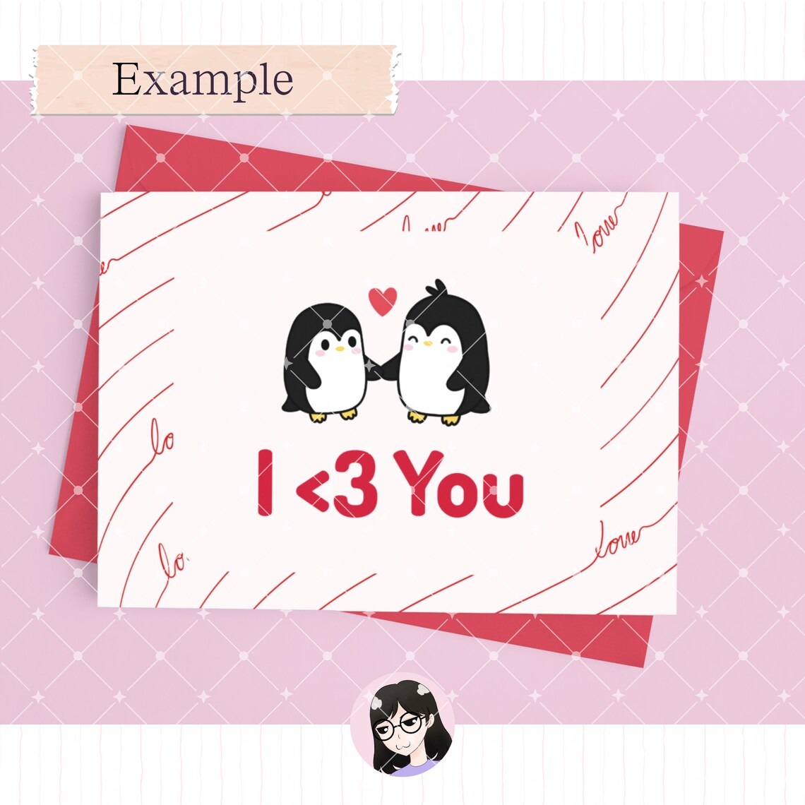 Penguin Valentines SVG, Penguin Couple, and Kawaii Clipart for Love and ...