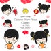 Chinese New Year Clipart, Chinese Lunar Year and Kawaii Chinese New ...