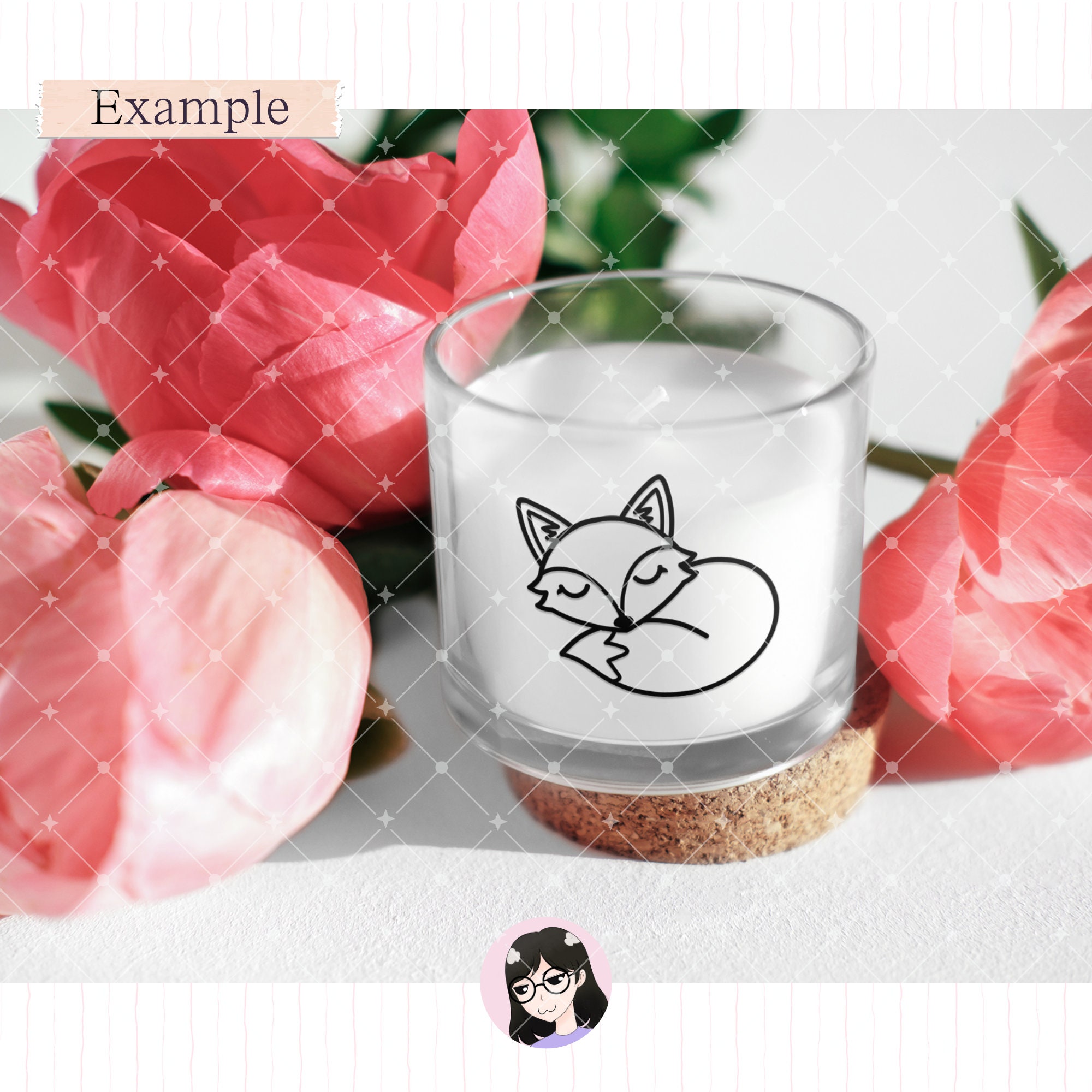 Fox Sleeping, Cute Fox SVG, Adorable Fox Outline for Cricut, and Laser ...